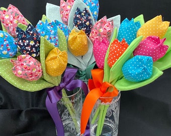 Fabric Tulips | Etsy