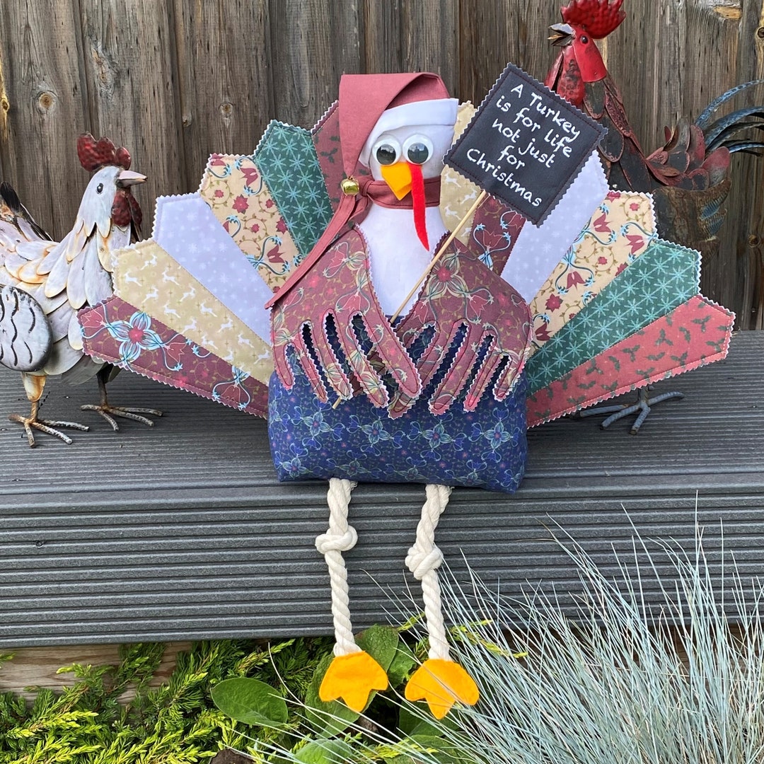 Tucker the Turkey Sewing Pattern and Trimmings - Etsy