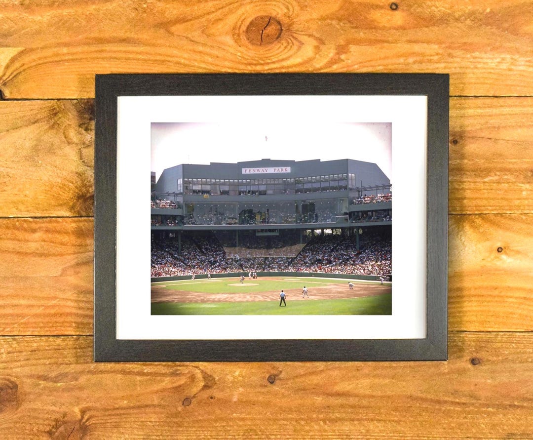 Fenway Park - Iconic Boston Ballpark Center Field View - Matted ...
