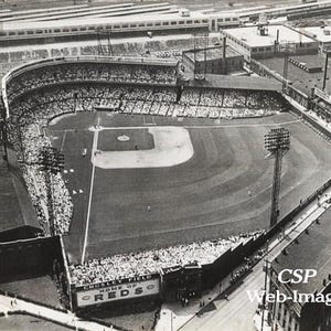 Crosley Field - 1930s Aerial Image Home of the Cincinnati Reds ...