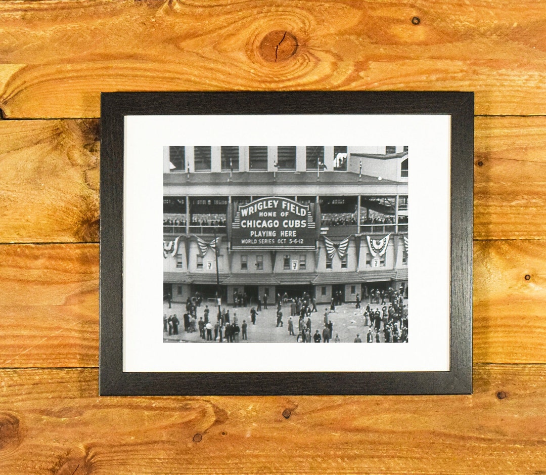 Wrigley Field Front Entrance - Iconic Chicago Ballpark 1938 World ...