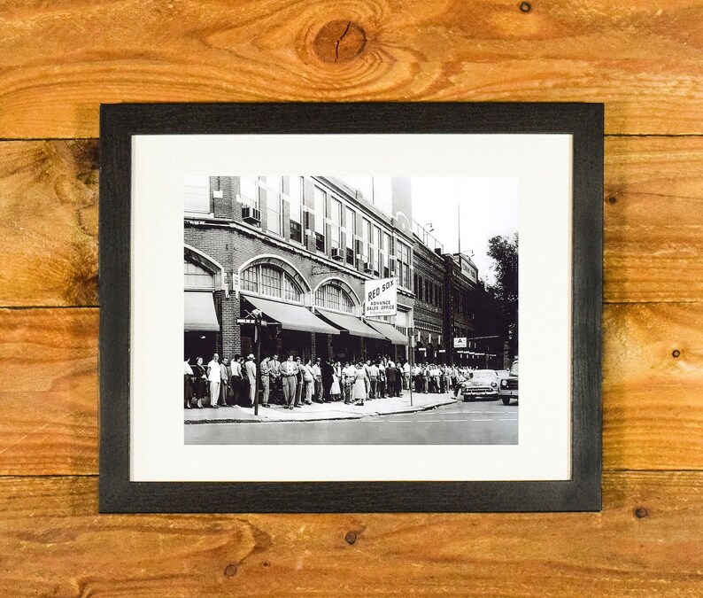 Fenway Park 1950's - Iconic Ballpark of the Boston Red Sox - Matted and ...
