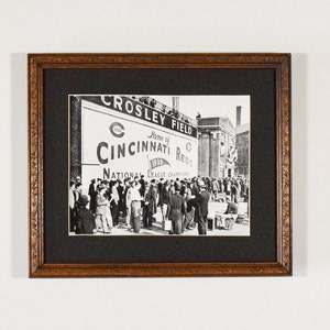 Limited Edition Crosley Field - Cincinnati Reds Ballpark 1940 - Framed ...
