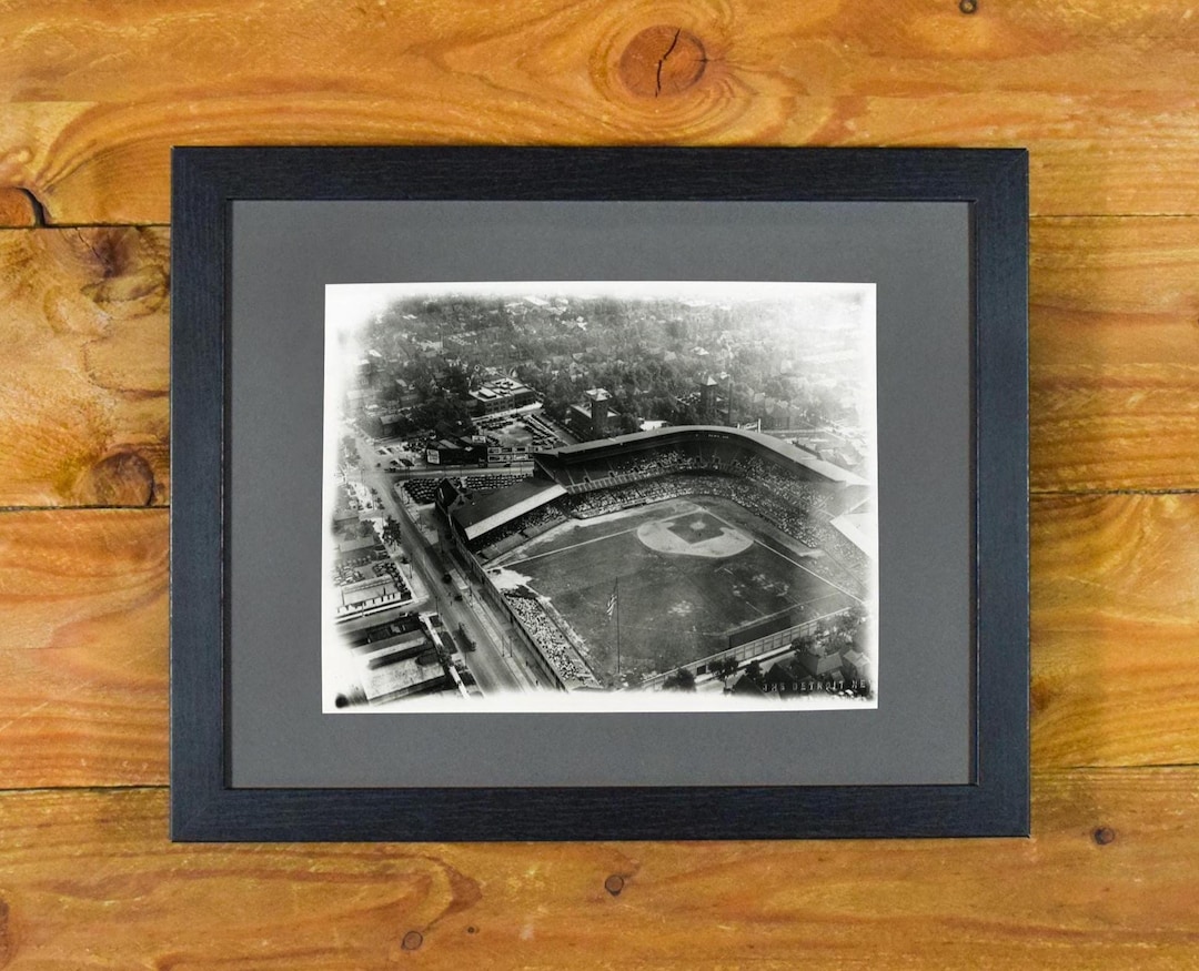Navin Field - Iconic Detroit Ballpark Aerial Image 1920s - Matted and ...