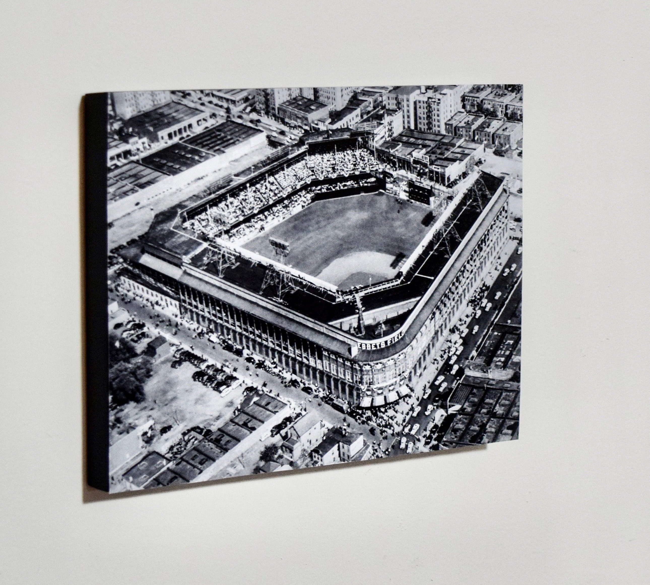 Aerial View Iconic Ebbets Field Home of the Brooklyn Dodgers 1913-1957 ...