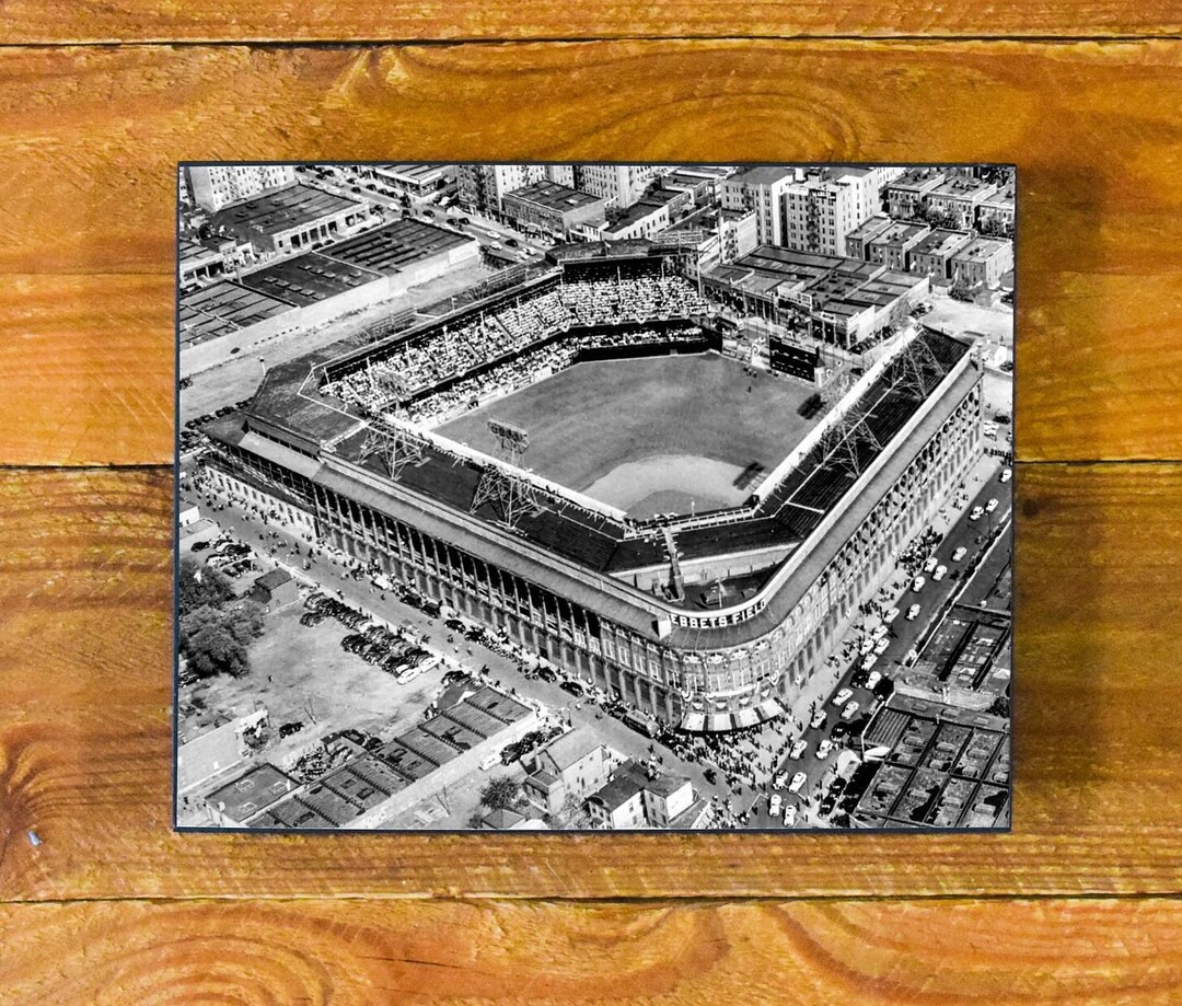 Aerial View Iconic Ebbets Field - Home of the Brooklyn Dodgers 1913 ...