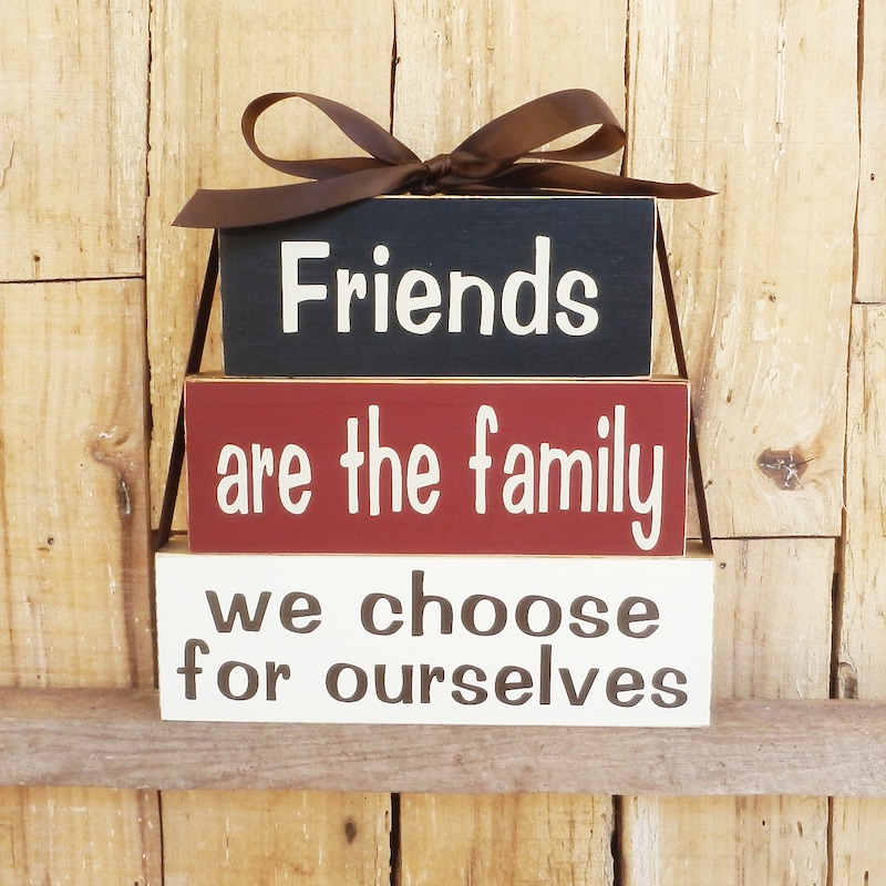 Friends Wood Sign - Etsy