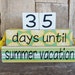 Countdown Blocks, Days (weeks) Until Summer Vacation, End of School ...
