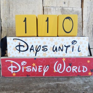 Disney Countdown Disney World Countdown Disneyland - Etsy