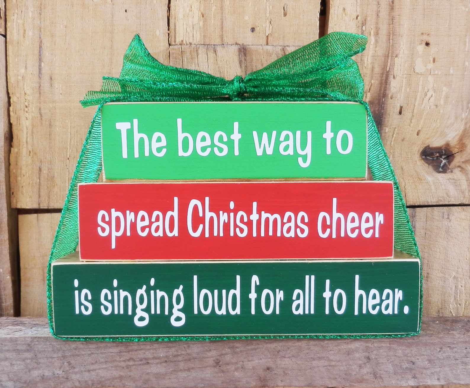 The Best Way to Spread Christmas Cheer is Singing Loud for All | Etsy