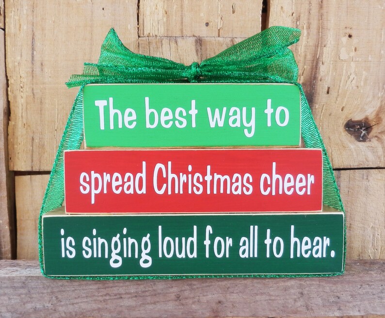 The Best Way to Spread Christmas Cheer is Singing Loud for All - Etsy