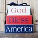 God Bless America Block Set, Blocks, Memorial Day Blocks, Independence ...