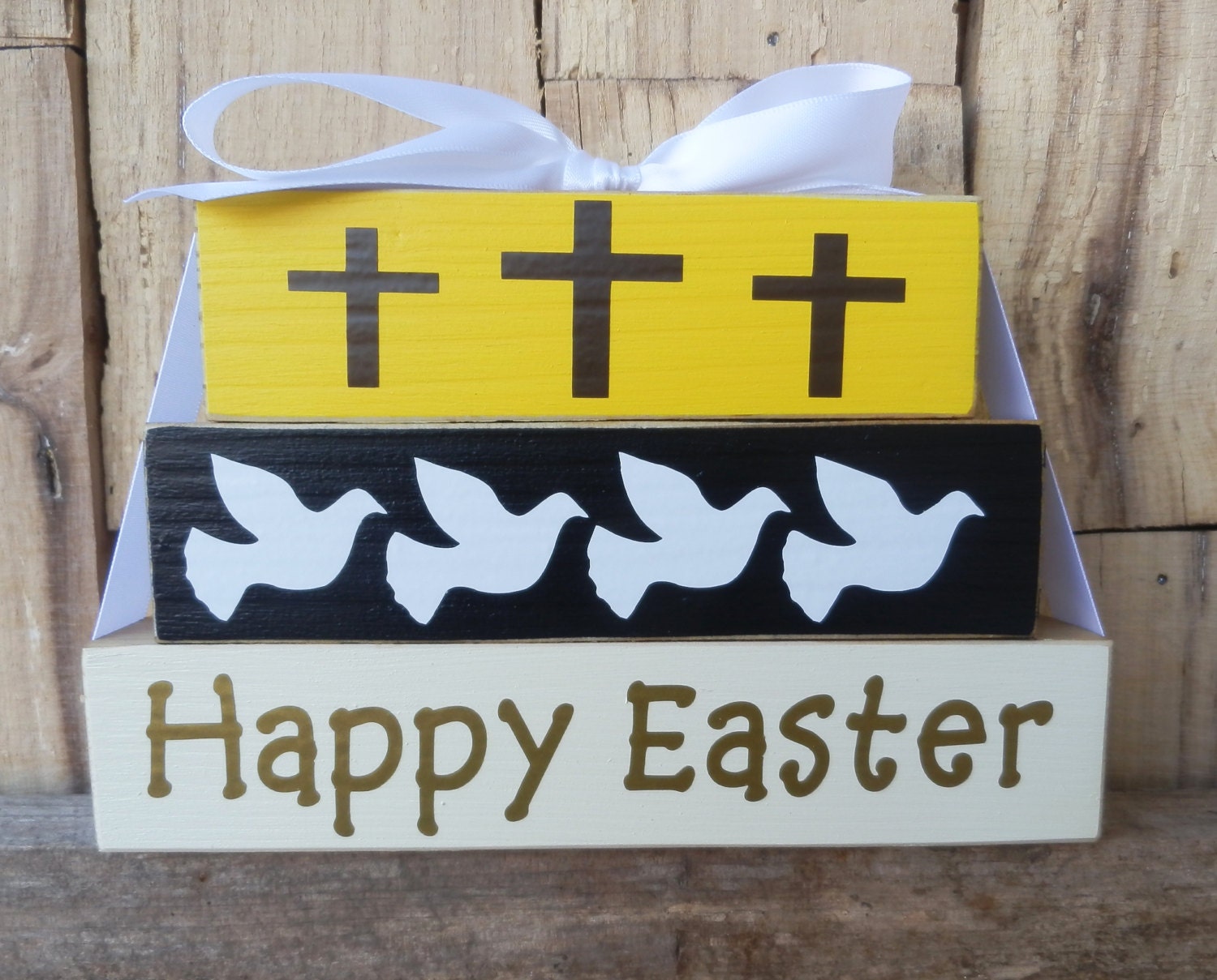 Happy Easter Small Block Set Blocksspiritual Block Set - Etsy