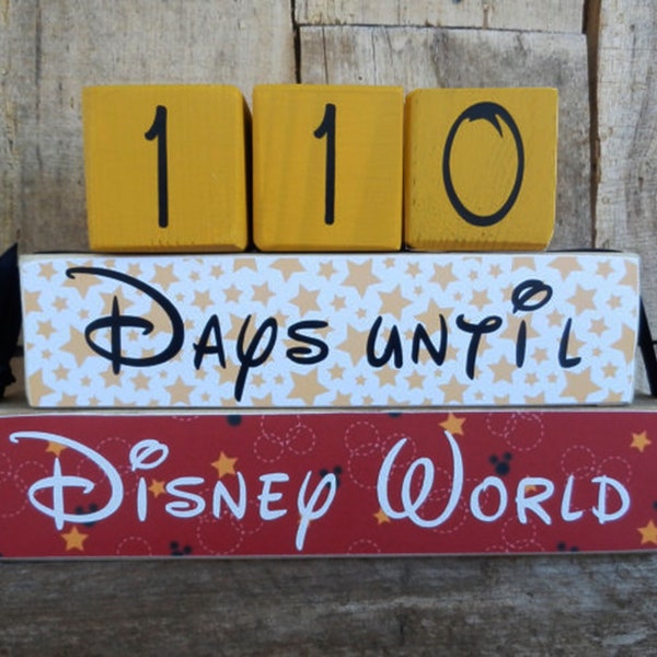 Countdown Blocks - Etsy