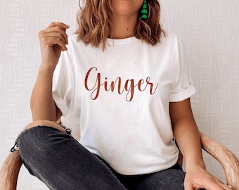 Funny Ginger T Shirt - Etsy