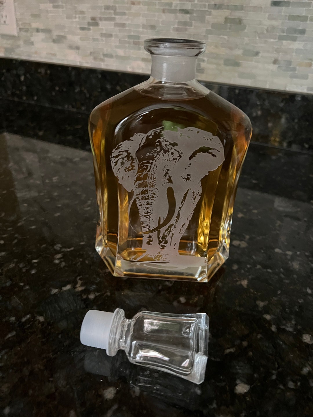 Elephant Decanter Gift Majestic Elephant Walking Whiskey/scotch/bourbon ...