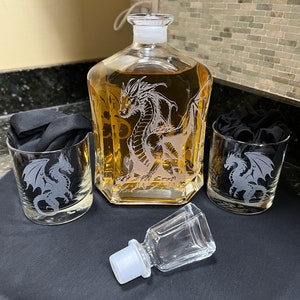 Dragon Decanter - Etsy
