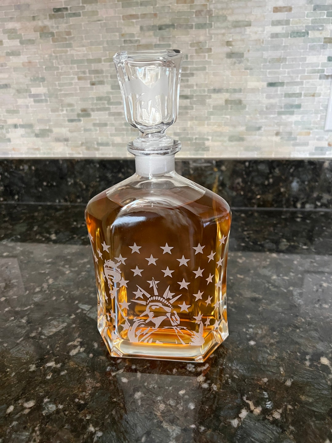 Statue of Liberty and Union Backdrop / Whiskey/ Bourbon/ - Etsy Canada