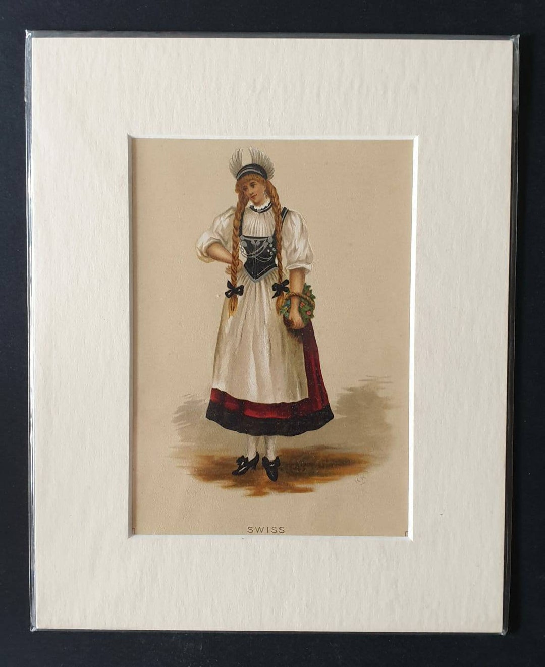 Swiss - Original 1887 Fancy Dress Costume Print - Etsy
