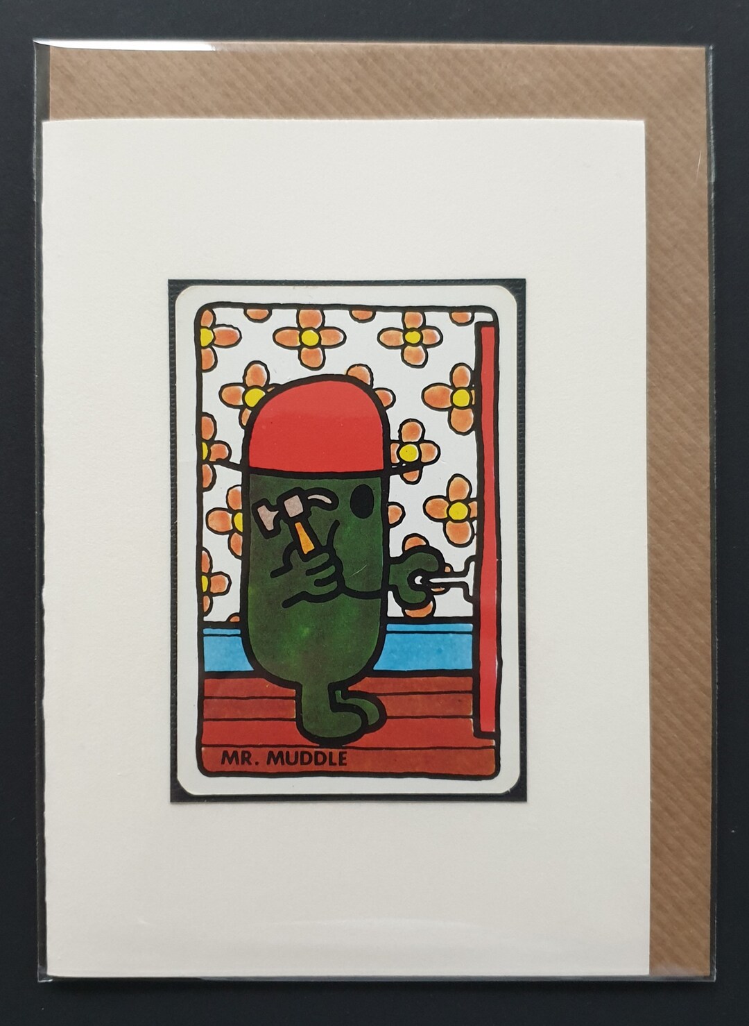Mr Muddle Original Vintage Mr Men Card - Etsy