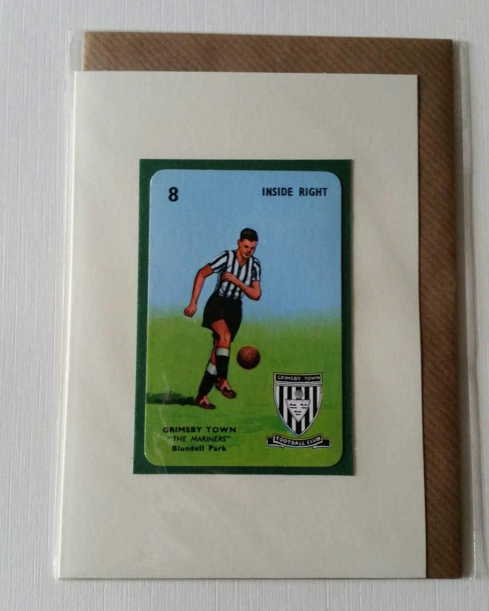 Original 1950s 'goal' Card Grimsby Town - Etsy