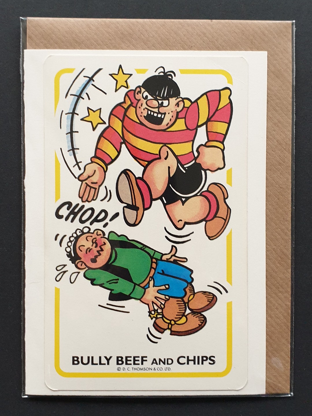 Bully Beef and Chips Original Vintage Dandy Comic Cards - Etsy UK
