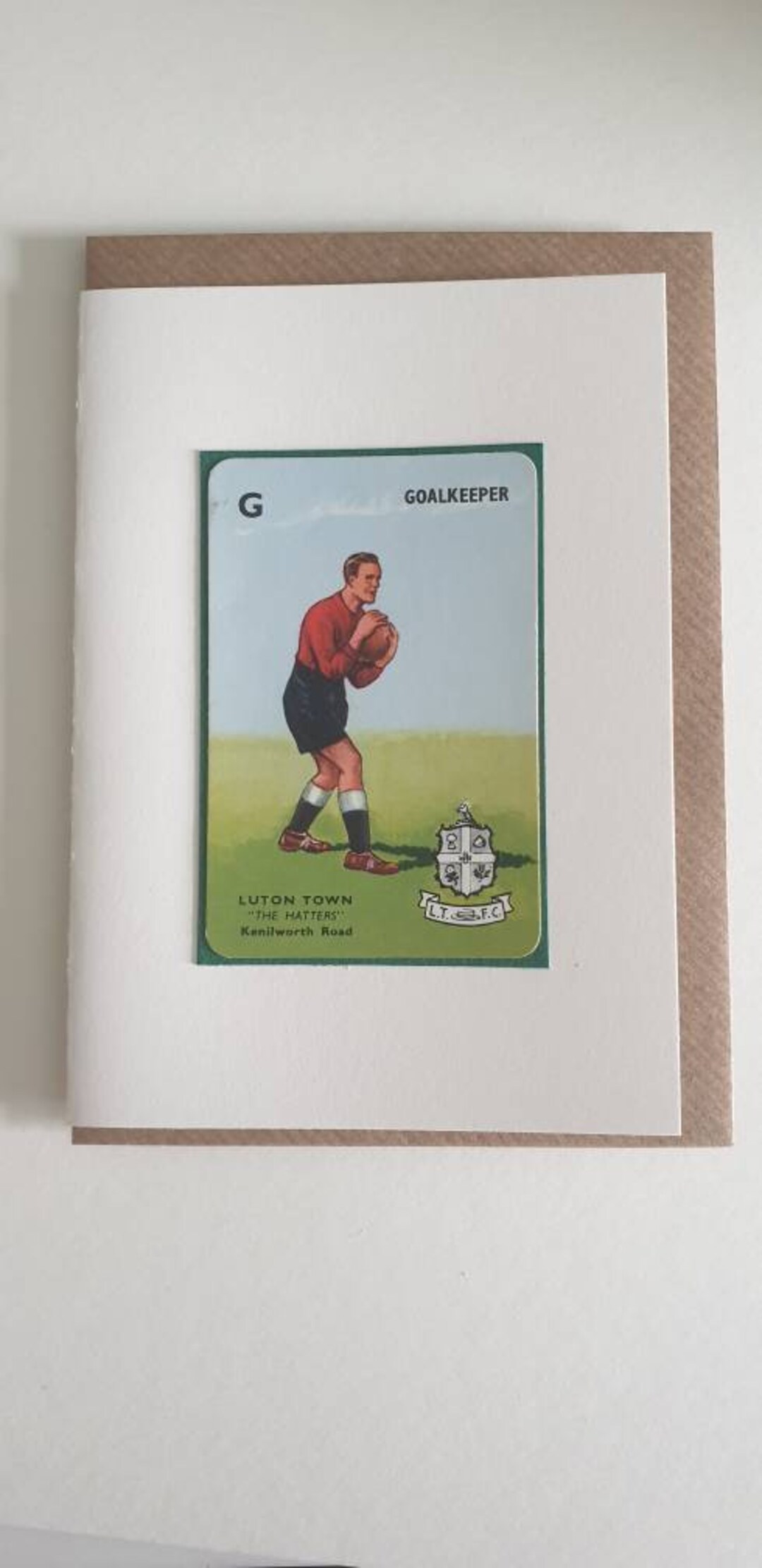 Original 1950s 'goal' Card Luton Town - Etsy