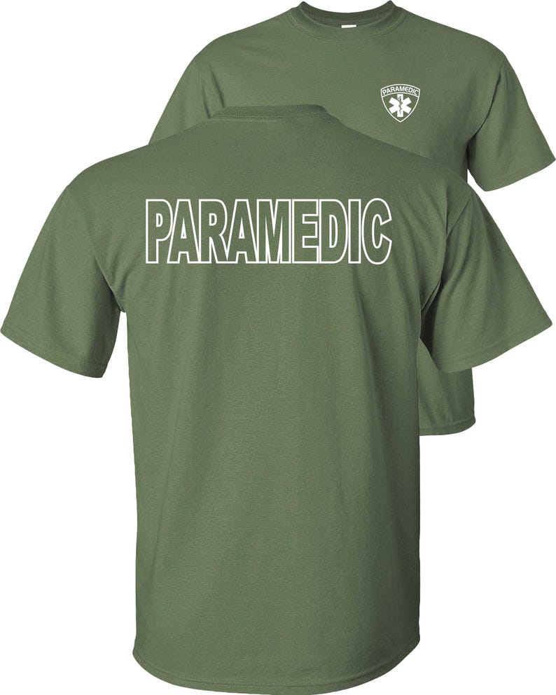 Paramedic T-shirt, Emergency Medical - Etsy