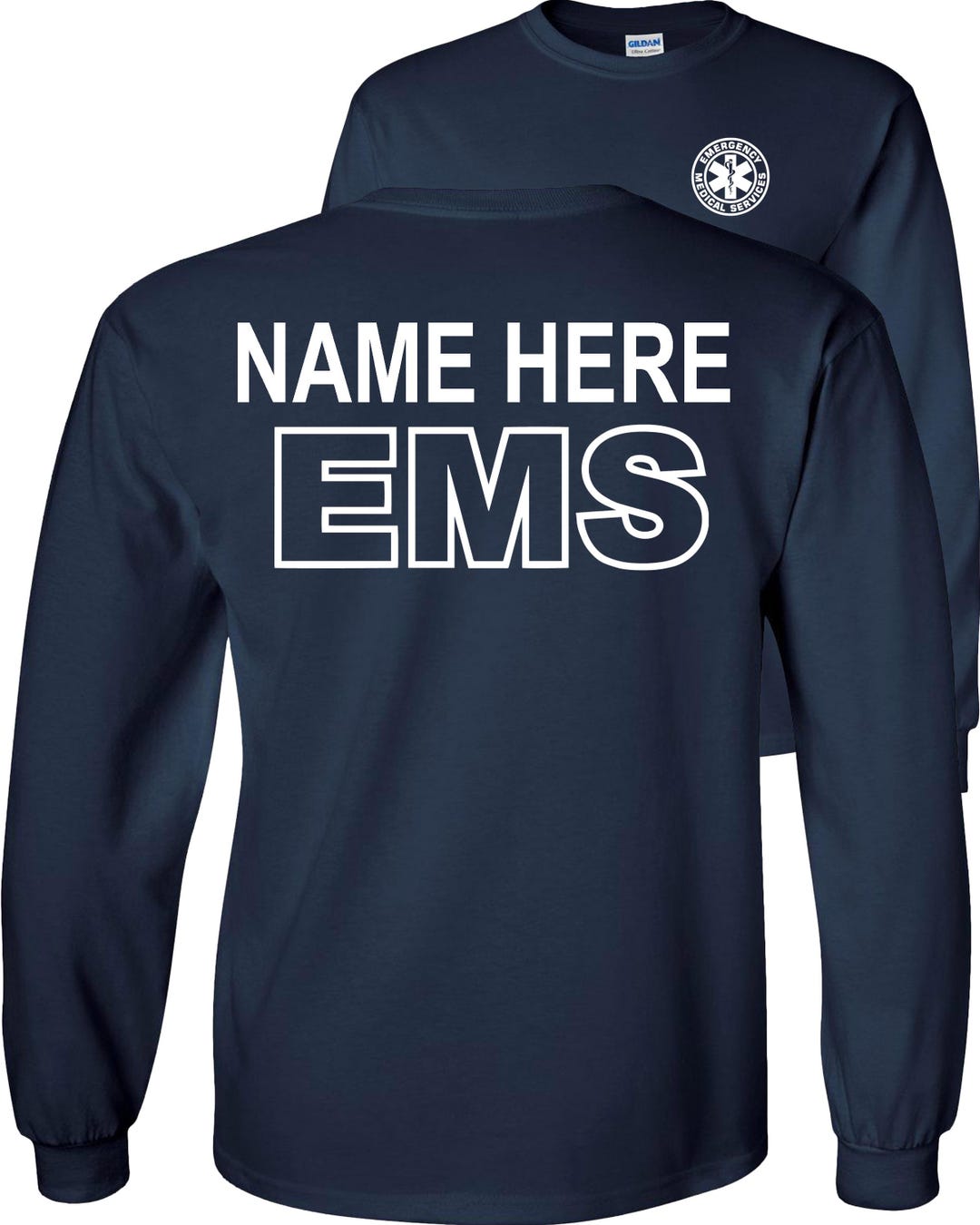 Custom EMS Long Sleeve, Emergency Medical Services - Etsy