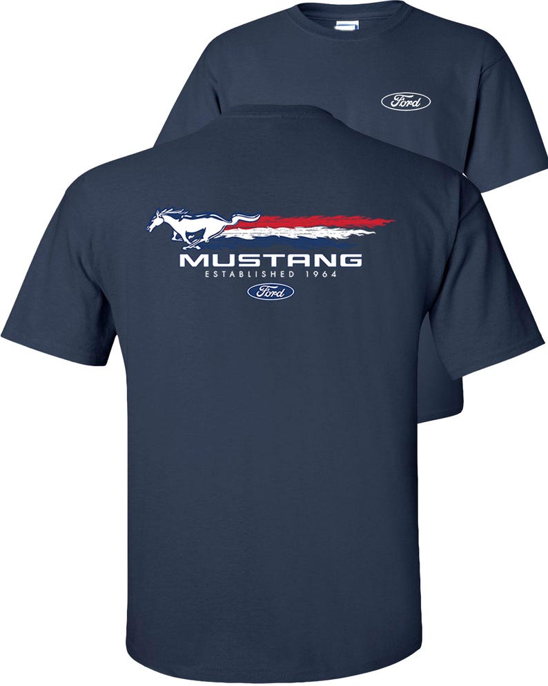 Mustang Flames Established 1964 Ford T-shirt - Etsy