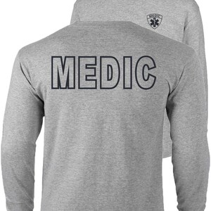 Medic Long Sleeve Shirt, Emergency Medical S-5X - Etsy