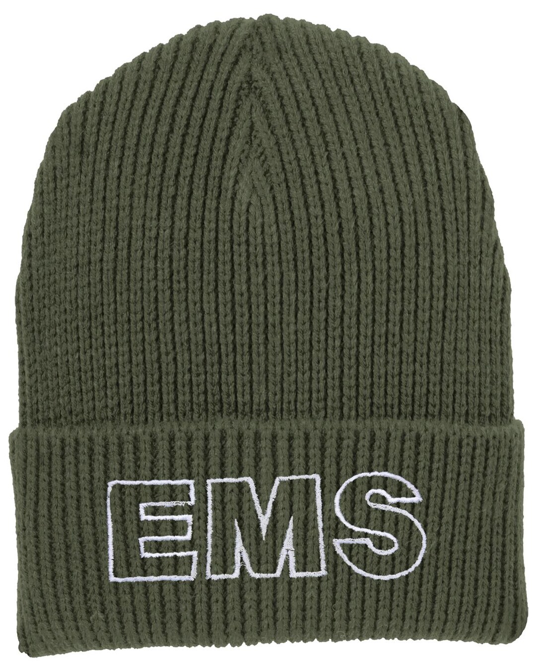 EMS Beanie, Emergency Medical Services Knit Cuffed Beanie Embroidered ...