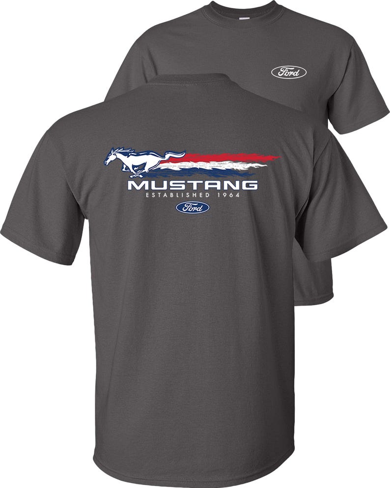 Mustang Flames Established 1964 Ford T-shirt - Etsy