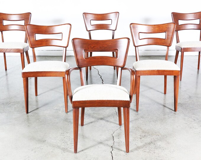 Set of 6 Heywood Wakefield Dining Chairs - Etsy