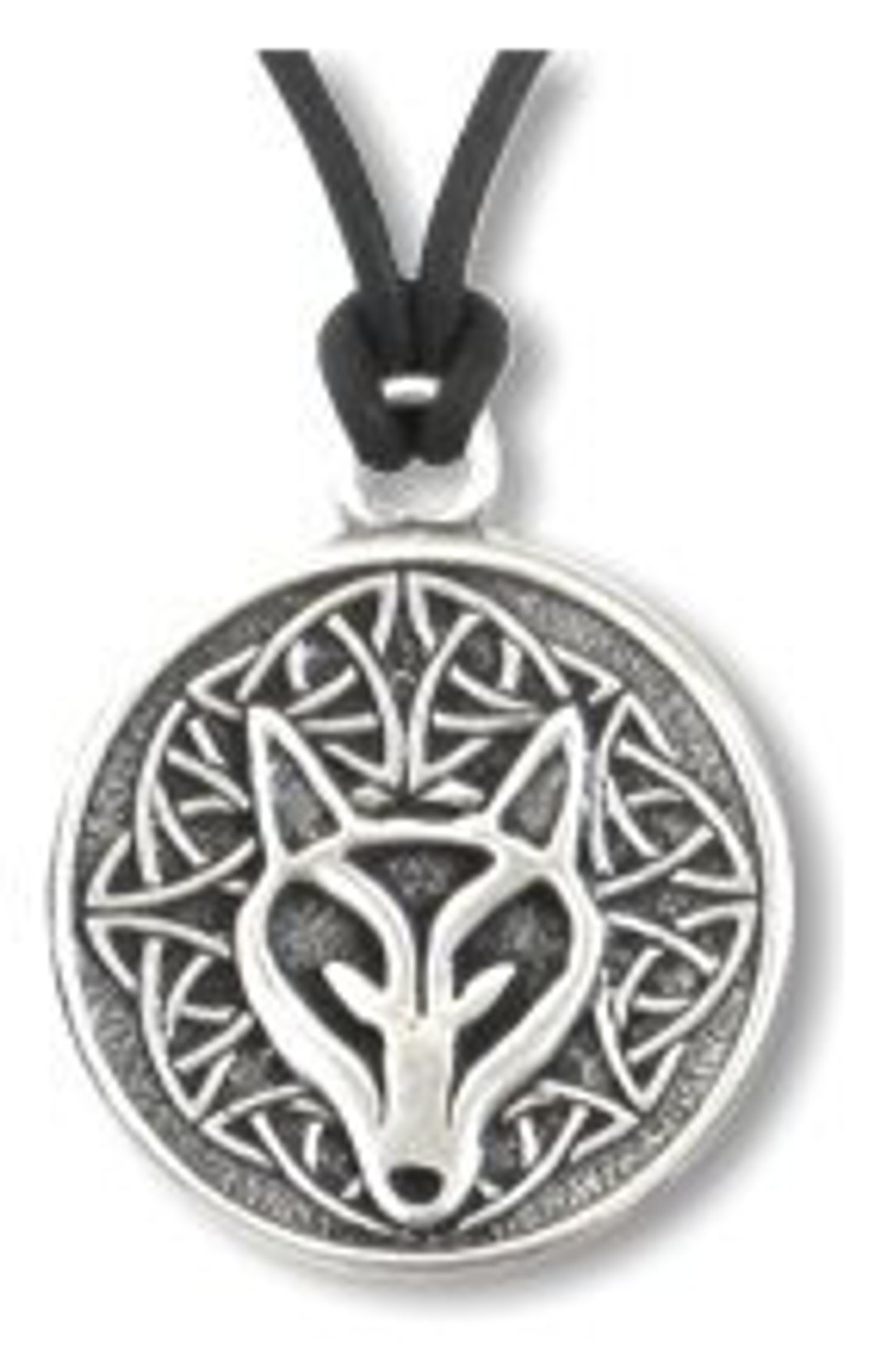 Celtic Wisdom Wolf Pendant Inscribed on Back: the Power Within - Etsy
