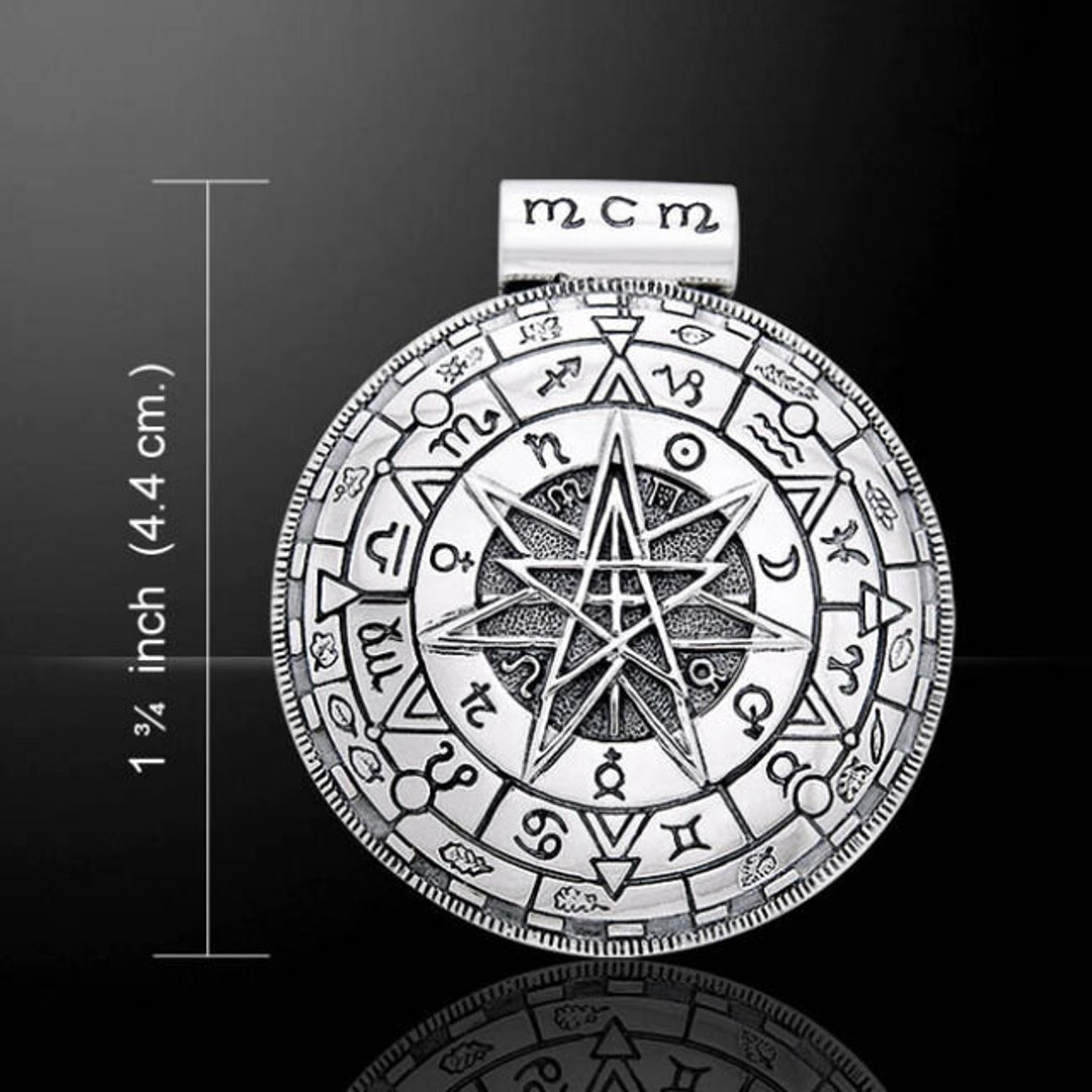 The Magick Mandala Circle by Oberon Zell in White Bronze - Etsy