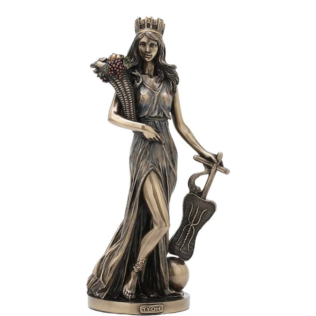 Goddess Tyche Greek Roman Goddess of Fortune, Luck, Money and ...
