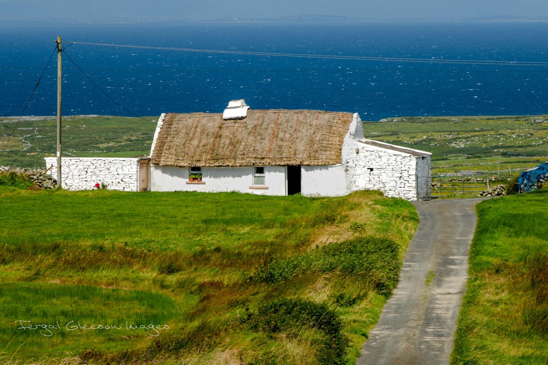 Irish Thatched Cottage, County Clare, Landscape Photography, Photos of ...