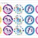 Instant Download - My Little Pony Bottle Cap Image Sheet - Etsy