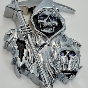READY TO SHIP Grim Reaper 3D Decal Car Truck Emblem Badge With ...
