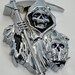 READY TO SHIP Grim Reaper 3D Decal Car Truck Emblem Badge With ...