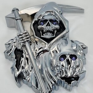 READY TO SHIP Grim Reaper 3D Decal Car Truck Emblem Badge With ...