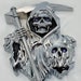 READY TO SHIP Grim Reaper 3D Decal Car Truck Emblem Badge With ...