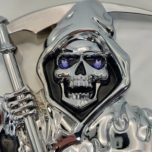 READY TO SHIP Grim Reaper 3D Decal Car Truck Emblem Badge With ...