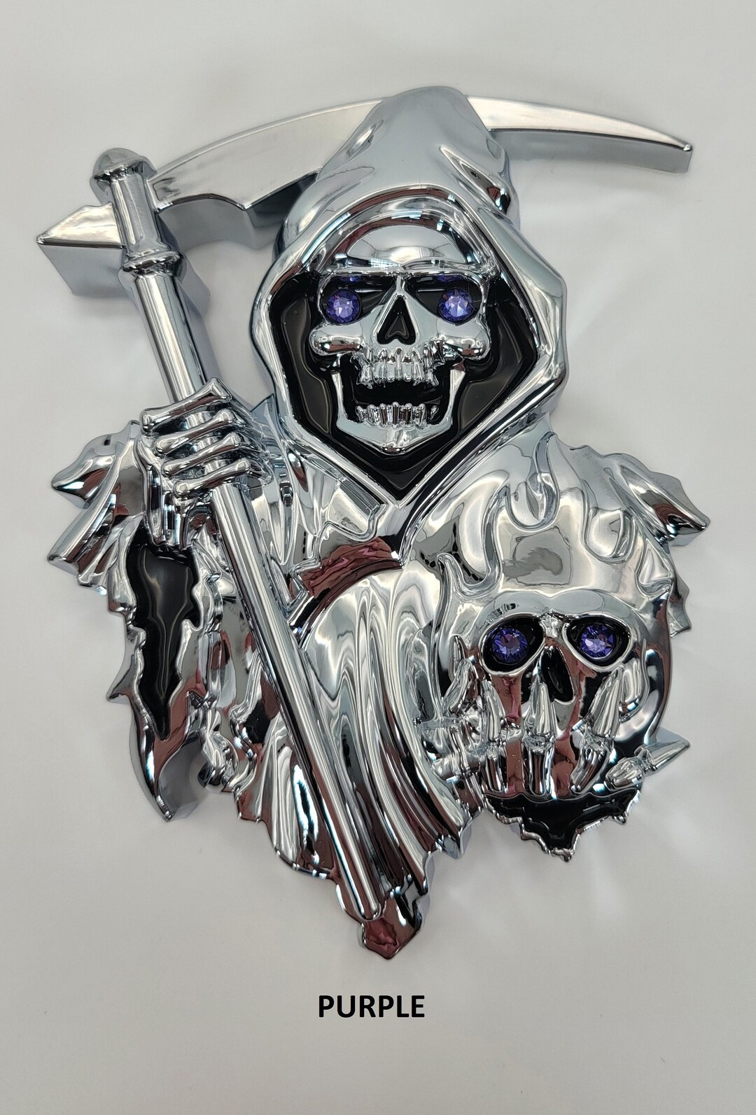 READY TO SHIP Grim Reaper 3D Decal Car Truck Emblem Badge With ...