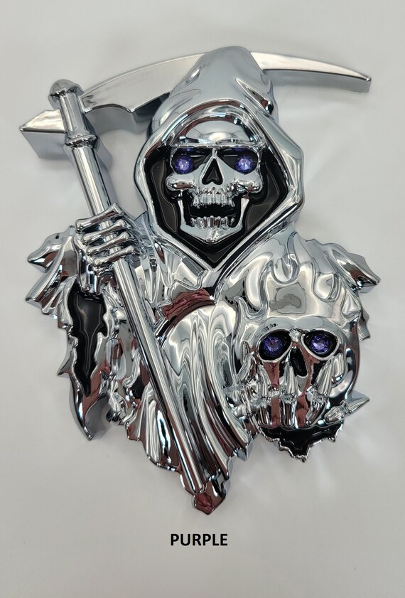 READY TO SHIP Grim Reaper 3D Decal Car Truck Emblem Badge With - Etsy