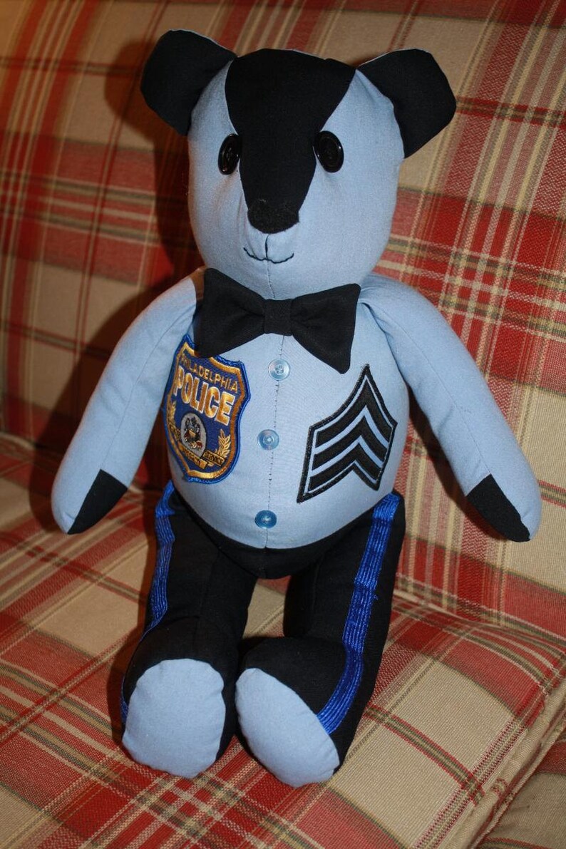 Hero Memory Bear - Handmade From Your Hero's Uniform - Etsy