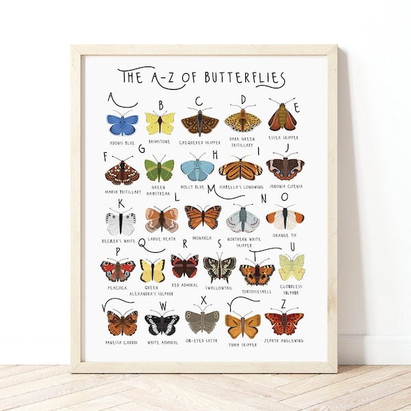 Butterfly Poster - Etsy
