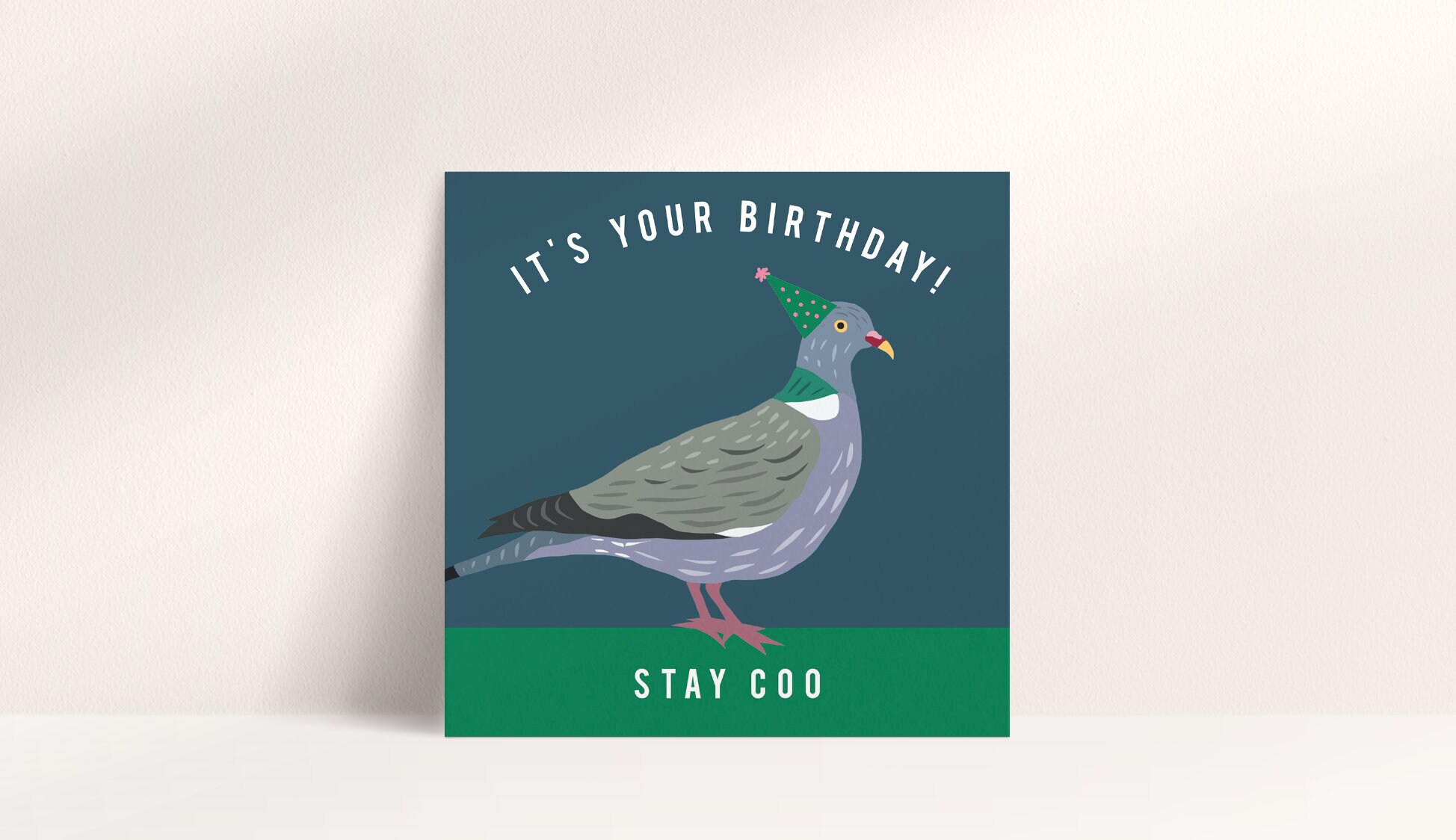 Funny Birthday Card Pigeon Birthday Card Happy Birthday Stay | Etsy UK
