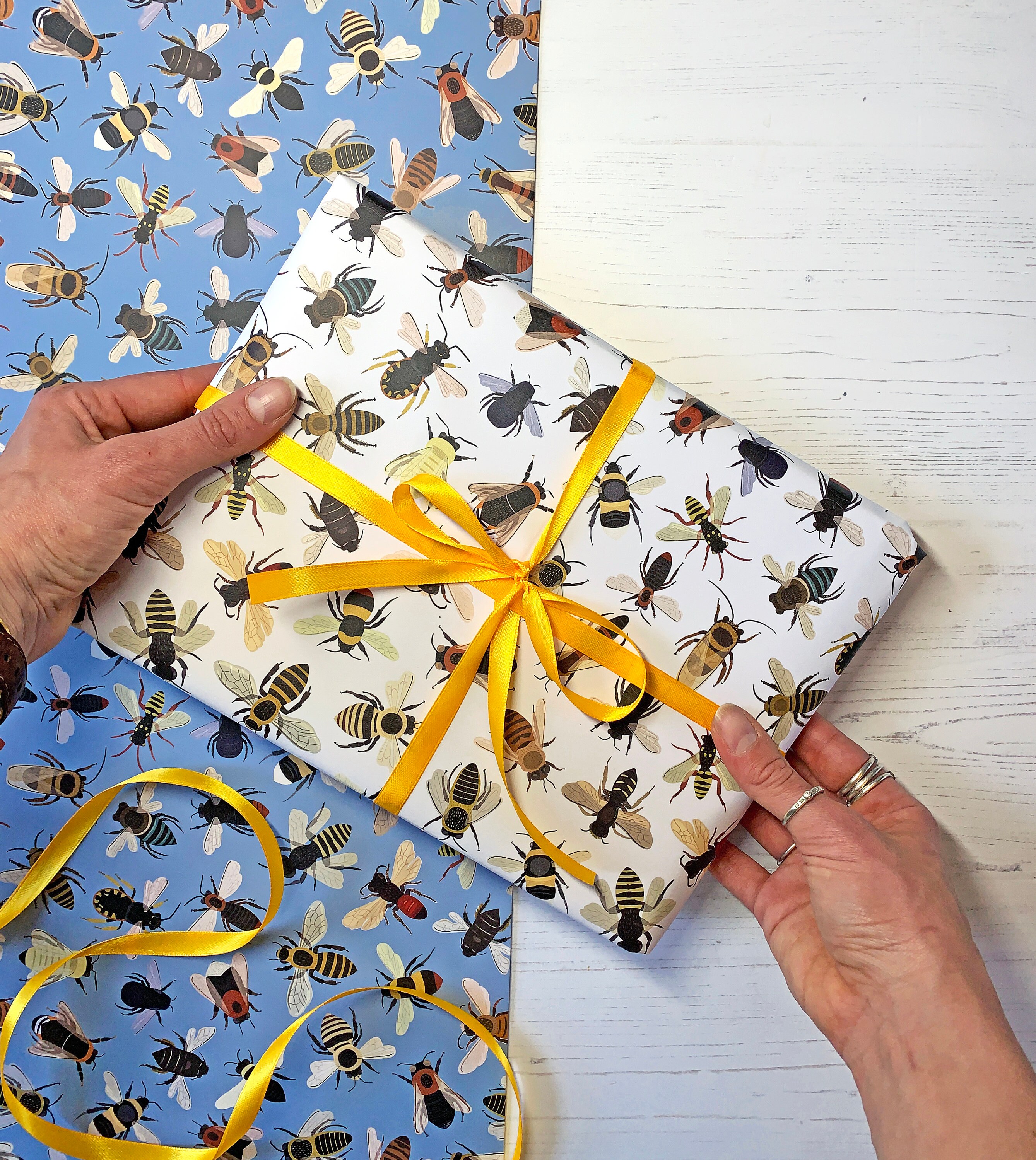 Bumble Bee Wrapping Paper Wrapping Paper Sheet Bee Gift | Etsy
